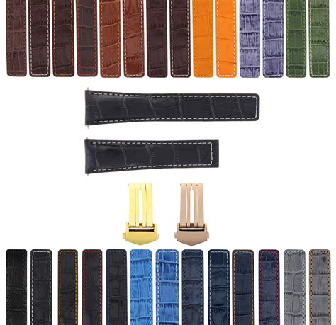 20MM LEATHER WATCH BAND STRAP DEPLOYMENT BUCKLE CLASP FOR TAG HEUER