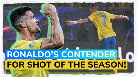 Watch Cristiano Ronaldo Makes Stunner Versus Al Okhdood Look Easy Al