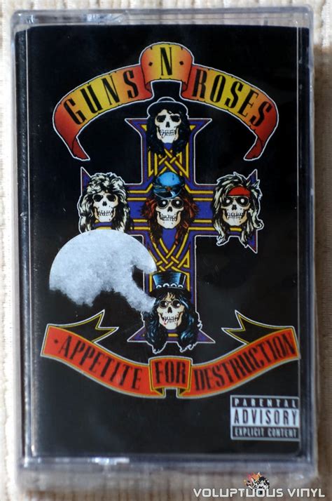 Guns N Roses ‎ Appetite For Destruction 2018 Cassette Album