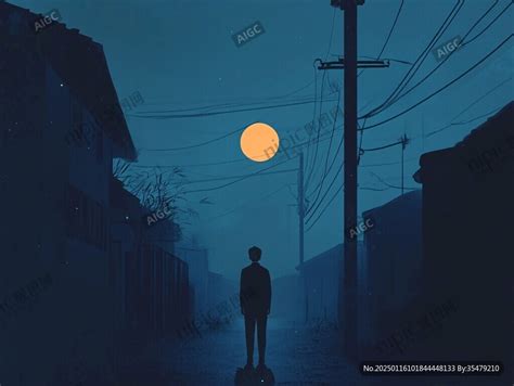 Ai创作图孤独背影插画 孤独的灵魂插画 路灯下的人 噪点风插画 孤独的回家的人 路灯下的人影 冬天夜归人 夜行人与灯 夜晚回家的人 夜色中行走的人 噪点干货插画 夜晚雨中行走的人 城市孤独之人