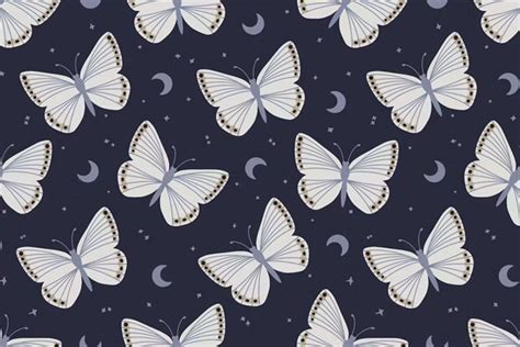Fly Nights Seamless Pattern Freegfx4u