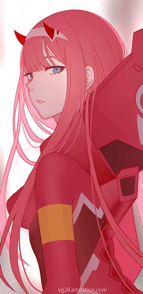 Zero Two Darling In The Franxx 1440x2960 R Animewallpaper