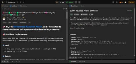 Day20 100daysofcode 100daysofcode Leetcode Programming Mohammed