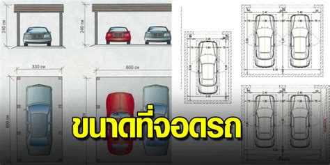 ขนาดที่จอดรถแบบมาตรฐาน สะดวกและปลอดภัย
