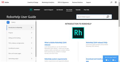 Review Of Adobe RoboHelp 2019