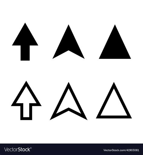 A Set Of Mouse Cursor Icons Of Computer Operation Vector Image