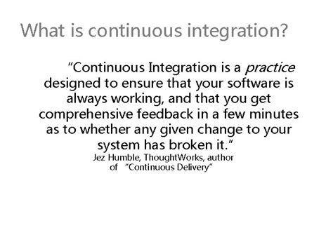 Continuous Integration For Databases Learn How To Automate