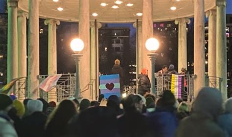 Hundreds Attend Candlelight Vigil For Nex Benedict On Boston Common Boston Spirit Magazine