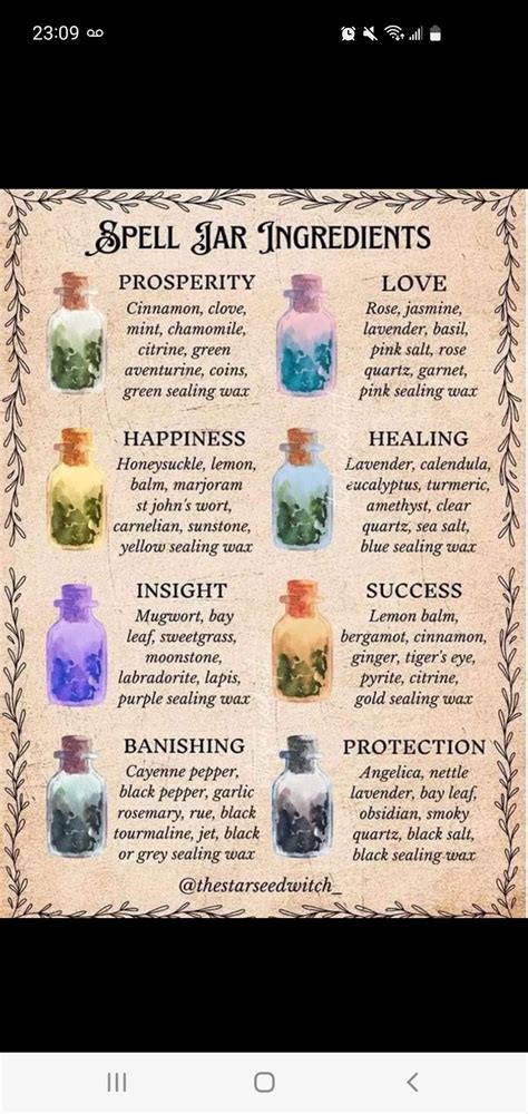 Witchcraft Spell Books Wiccan Spell Book Witch Spell Jar Spells