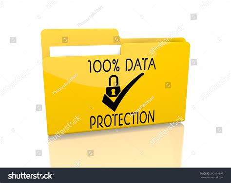 3d rendered icon showing file folder stock illustration 243114397