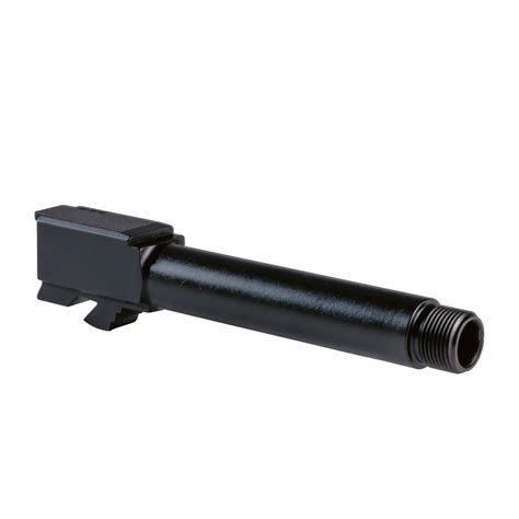 Match Grade Glock 19 Compatible Threaded Barrel Black Nitride