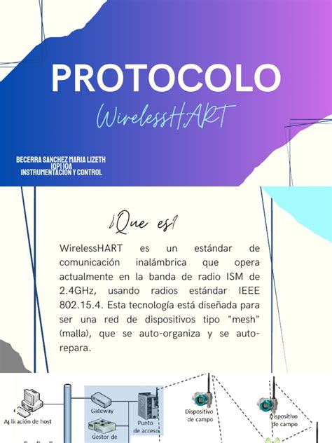 Protocolo Wirelesshart Pdf Ingeniería En Telecomunicaciones