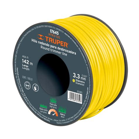 Carrete De Hilo Para Desbrozadora Mm X M Truper