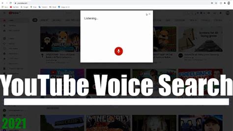 How To Use Youtube Voice Search Youtube