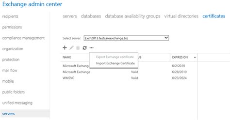 How To Export Import An SSL Certificate From Exchange To Exchange Azure Pro Com
