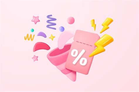 쿠폰 3d 벡터 Freepik에서 무료 고품질 벡터를 다운로드하세요 Freepik