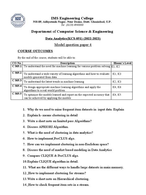Question Bank Unit 4 Pdf