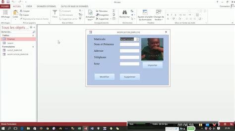 Vba Access Creation Et Manipulation Des Donnees Part 3 Youtube