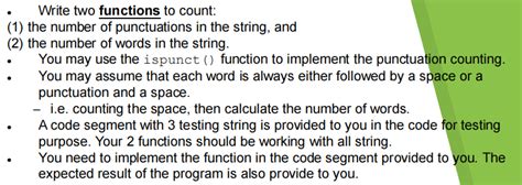 Solved Write Two Functions To Count The Number Of Chegg