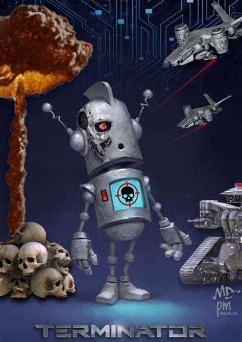 Terminator Robots Artworks Robot Art Surreal Art