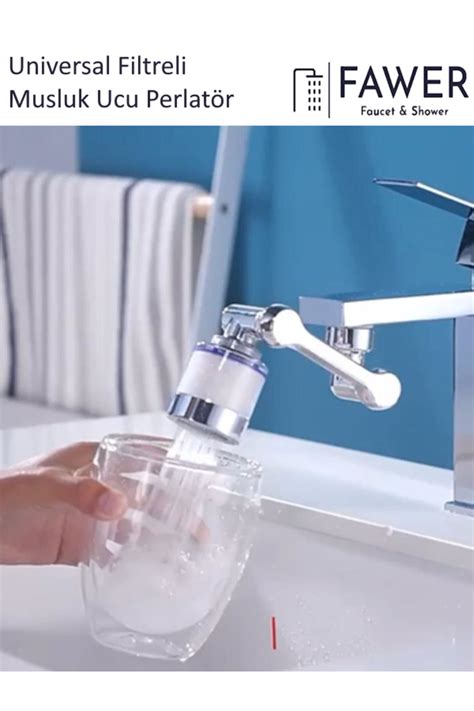 FAWER Faucet Shower Fawer Arıtmalı 1080 Derece Dönebilen Evrensel