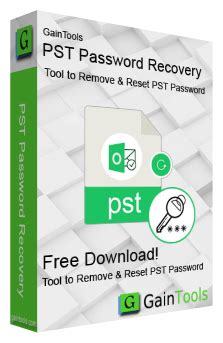 PST Password Recovery Tool To Remove And Reset PST File Password