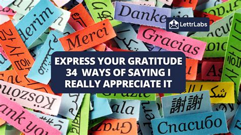 Express Your Gratitude With 34 Different Ways Of Saying I Really