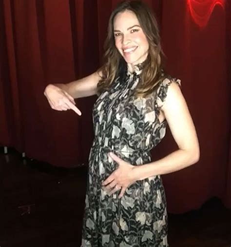 Hilary Swank On Experiencing Morning Sickness While Pregnant With Twins