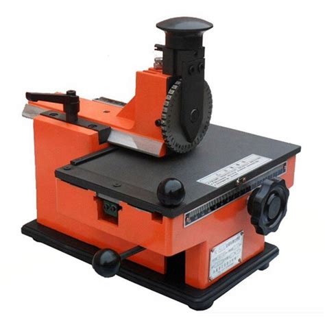 Topcahnces Semi Automatic Sheet Embosser Nameplate Marking Machine