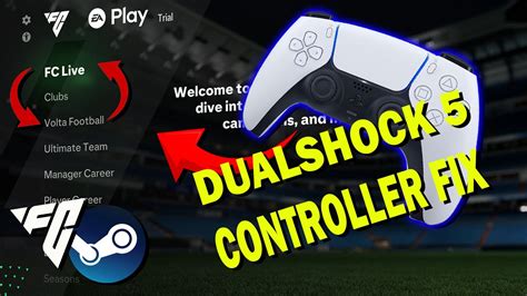Fix Controller Issue Fc 24 On Pc Steam Dualshock 5 Youtube