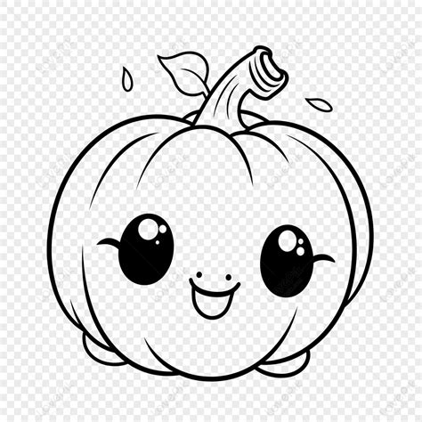 귀여운 호박 색칠 페이지 티파니 개요 스케치 드로잉 벡터 공장 표정 Png 일러스트 무료 다운로드 Lovepik