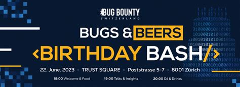 Bug Bounty Switzerland Birthday Bash 🎉 Bug Bounty Switzerland