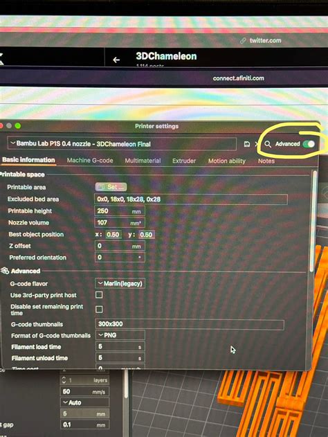 Initial Tool Change Unloads Filament D Chameleon