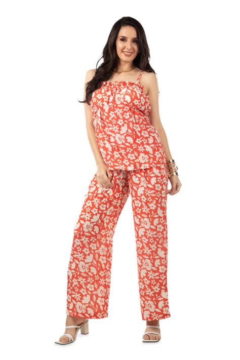 Floral Top Pant Set Sa Creations