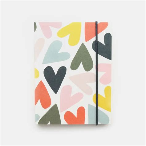 Multi Hearts Small Chunky Notebook Mindconnect Australia
