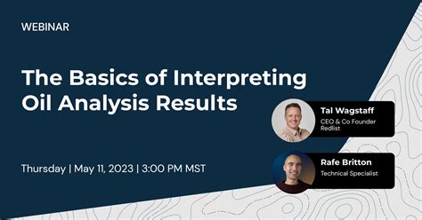The Basics Of Interpreting Oil Analysis Results Redlist