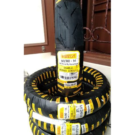 Jual Ban Pirelli Diablo Rosso Corsa II 90 80 R14 Soft Compound Racing