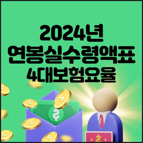 2024 연봉 실수령액 표 세후 월급 확인 연봉 7000만원 네이버 블로그