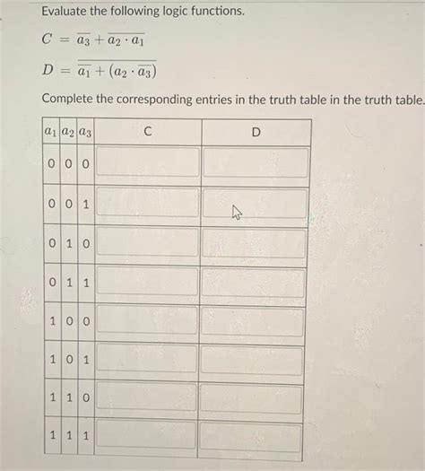 solved consider a logic that has 3 input signals a b c