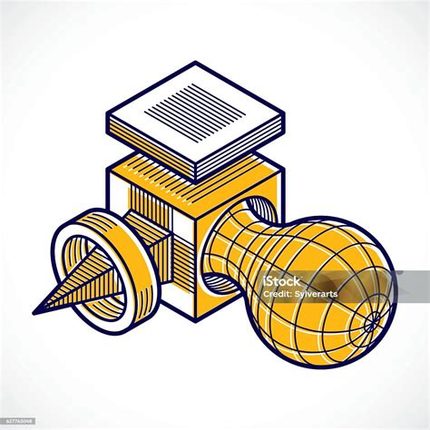 큐브를 사용하여 만든 3d 엔지니어링 벡터 추상적 모양 0명에 대한 스톡 벡터 아트 및 기타 이미지 0명 2차 도형 3차원 형태 Istock