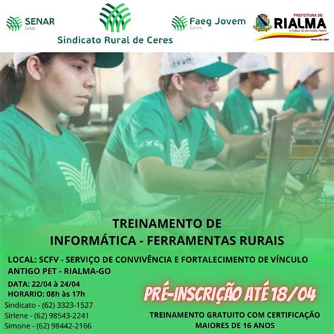 A Prefeitura De Rialma Promove Em Parceria O Sistema FAEG SENAR O