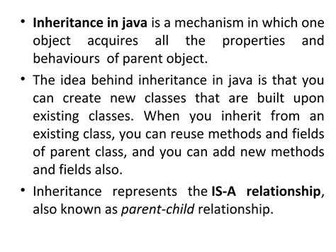 Inheritance In Java Ppt