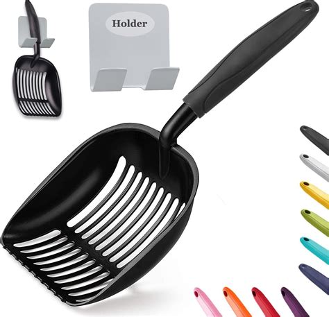 Large Cat Litter Scoop Aluminum Alloy Sifter Deep Shovel Long Handle