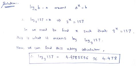 [solved] Expand Logarithm 137 Log Course Hero
