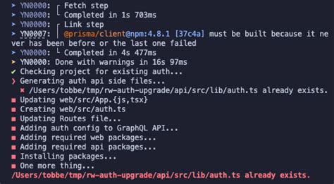 Bug Auth Setup Fails If You Choose Not To Overwrite Api Side Authts