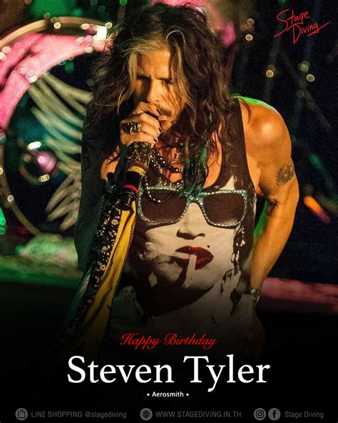 Stage สุขสันต์วันเกิด อายุ 77 ปี ป๋า Steven Tyler เกิดเมื่อ 26 มีนาคม 1948 เป็นที่รู้จักกันดี