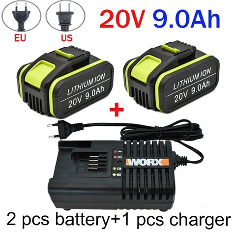 Bateria De Substitui O Li Ion Worx Max Ferramenta Recarreg Vel 20V