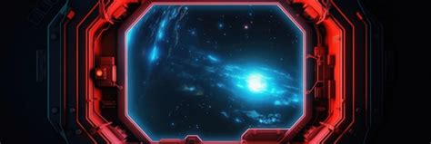 Premium Ai Image Grunge Spaceship Interior With Black Background 3d