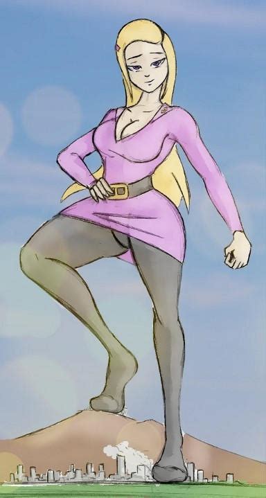 Giantess Draw Julia Sampana By Colonel Gabbo D8v By Freemanface2 On