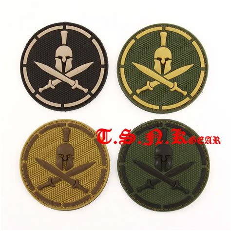 전술 패치 육군 군사 Pvc 배지 패치 스파르타 헬멧 팔찌배지어깨 패치 다시badge Patchpatch